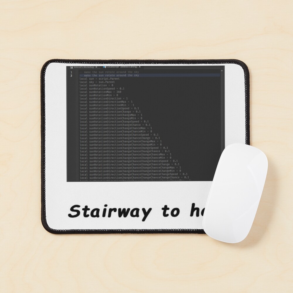 "Cursed Code "Stairway to hell" meme" Sticker for Sale by Rainy-Racoon ...