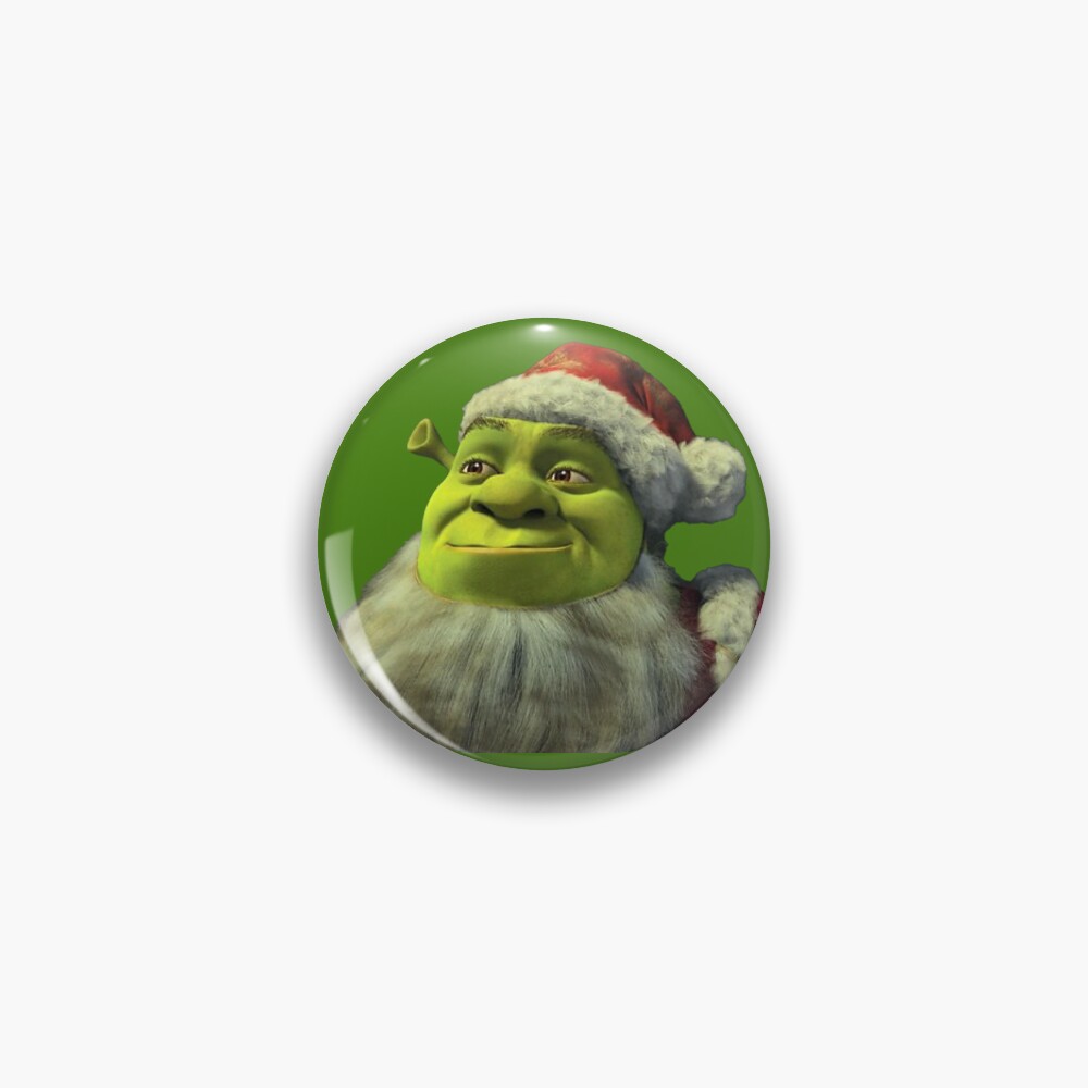 "Shrek as Santa" Sticker for Sale by AlbaGegunde | Redbubble