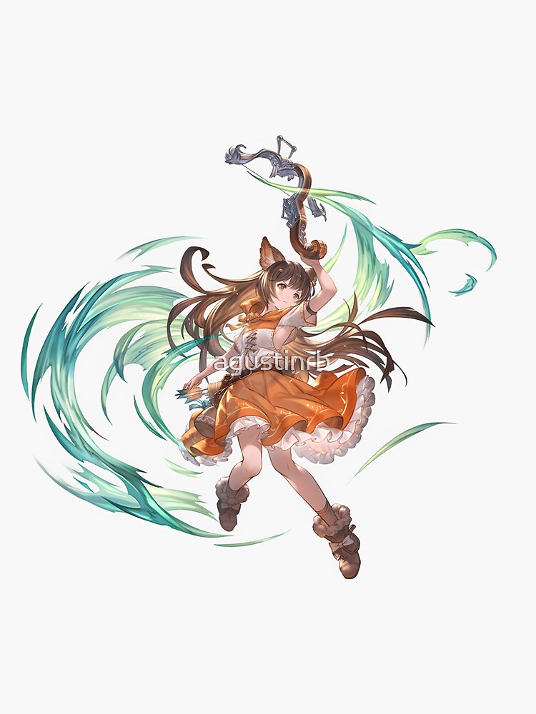 "Granblue Fantasy Versus Rising GBF Aster 2nd" Sticker for Sale by ...