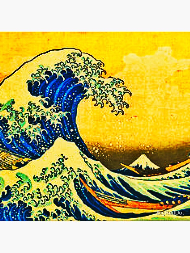 "Japanese tidal wave tsunami art" Art Print by BigRedDot | Redbubble
