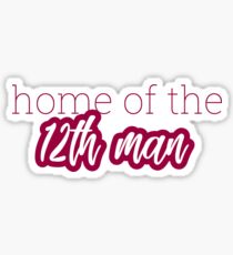 12th Man: Stickers | Redbubble