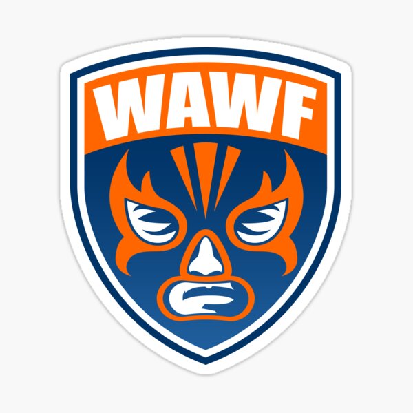 "Whoop-Ass Wrestling Federation Logo" Sticker for Sale by MEGAMIXDOTCOM ...