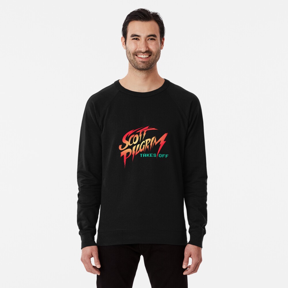 "Scott Pilgrim Takes Off Anime Logo" Poster for Sale by Skeevy | Redbubble