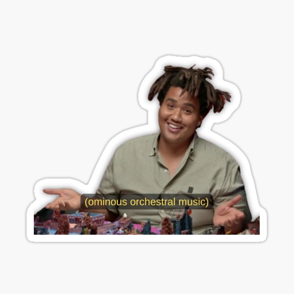 "(ominous orchestral music) - Crown of Candy" Sticker for Sale by ...