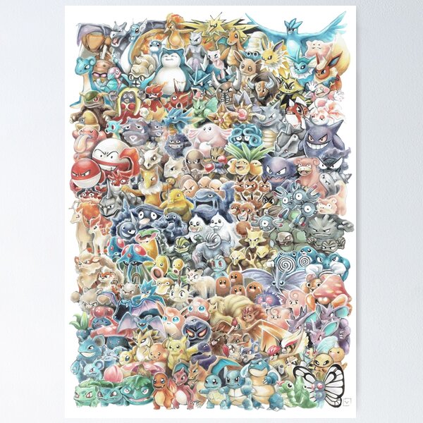 Chart Original 150 Pokemon