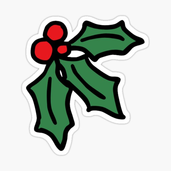 "Sribble Mistletoe " Sticker for Sale by Sribbles | Redbubble