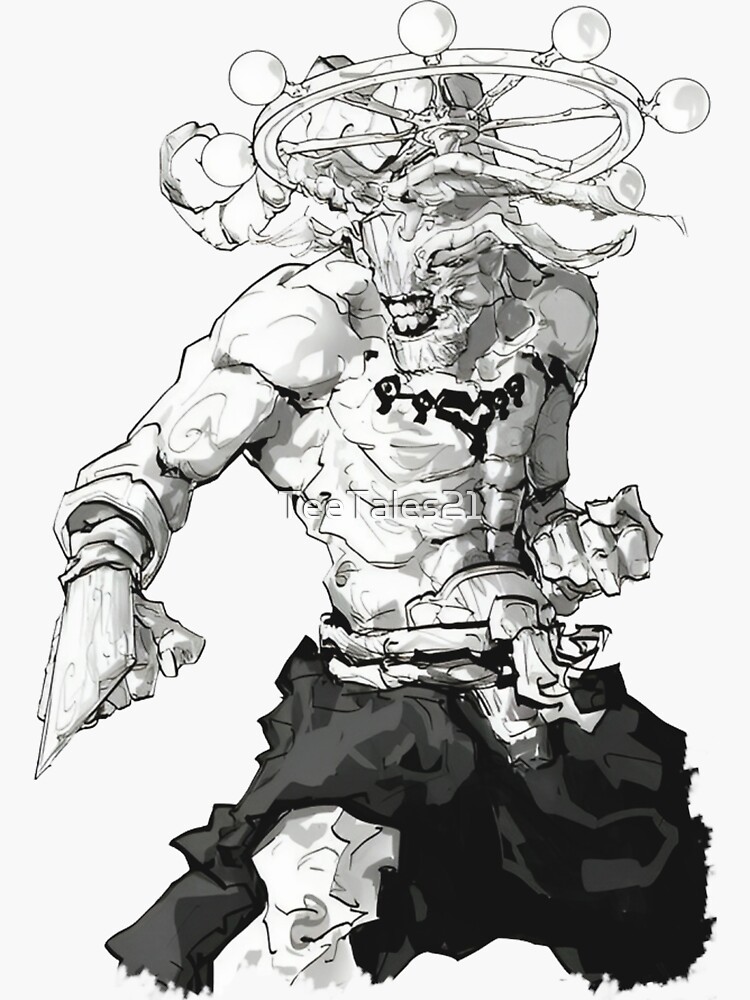 "General Mahoraga" Sticker for Sale by TeeTales21 | Redbubble