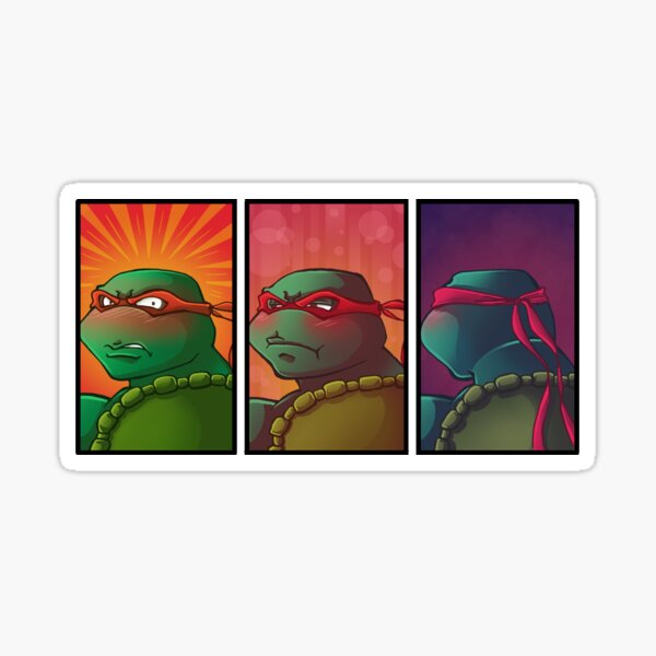 "The 3 shades of Raph" Sticker for Sale by thelazyred | Redbubble