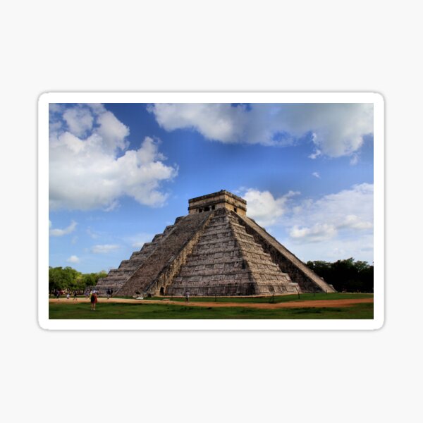 "Ancient Mayan Pyramid 2 - Chichen Itza, Mexico" Sticker for Sale by ...