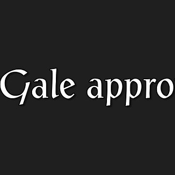 "Gale Approves" Sticker for Sale by BadLuckByDesign | Redbubble