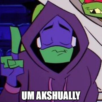 "um akshually" Sticker for Sale by rj1776 | Redbubble