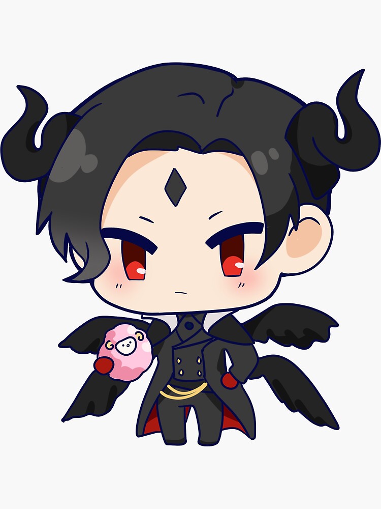 "Lucifer Sticker" Sticker for Sale by strawberriichii | Redbubble