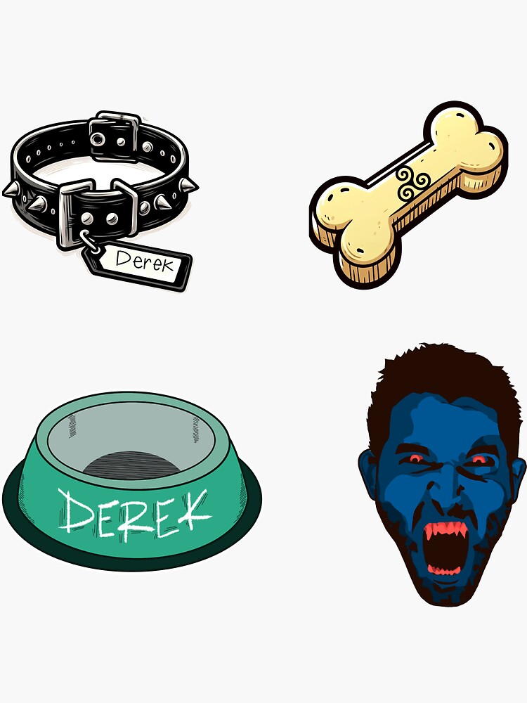 "Derek Hale Sticker Pack #1" Sticker for Sale by SterekBiz | Redbubble