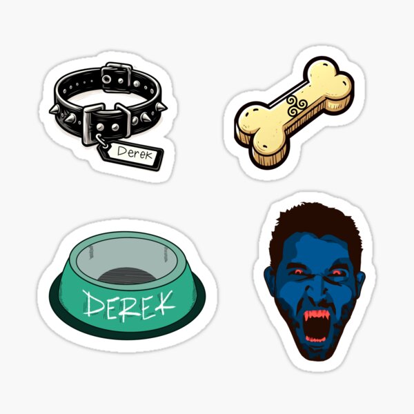"Derek Hale Sticker Pack #1" Sticker for Sale by SterekBiz | Redbubble