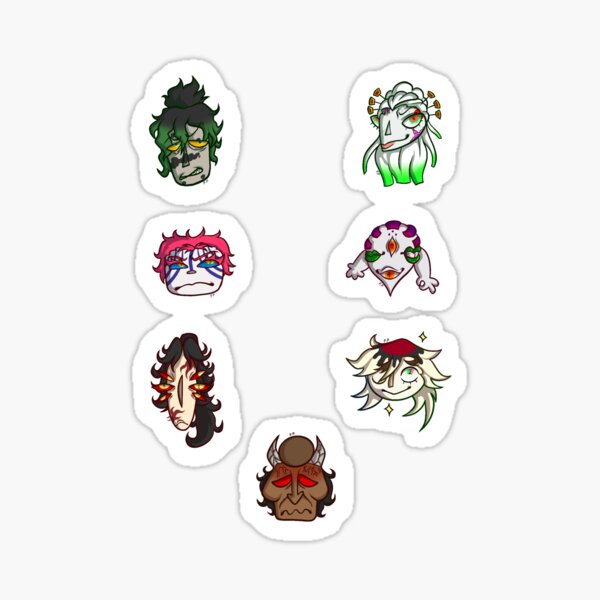 "Upper Moon Sticker Pack" Sticker for Sale by Sandthewanderer | Redbubble