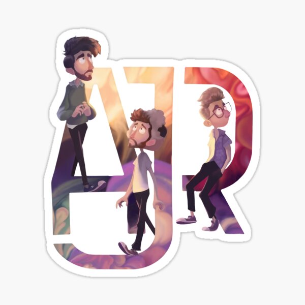 "AJR" Sticker for Sale by lamaxjannine | Redbubble
