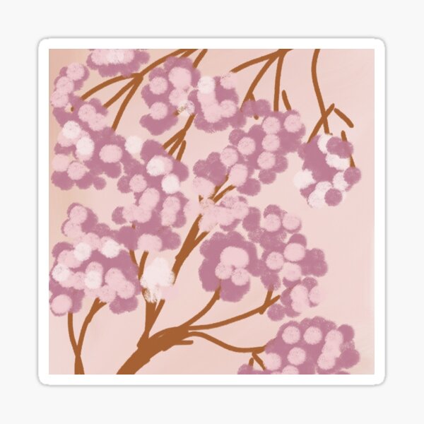 "Artistic drawing of a tree branch" Sticker by Artgizoe | Redbubble