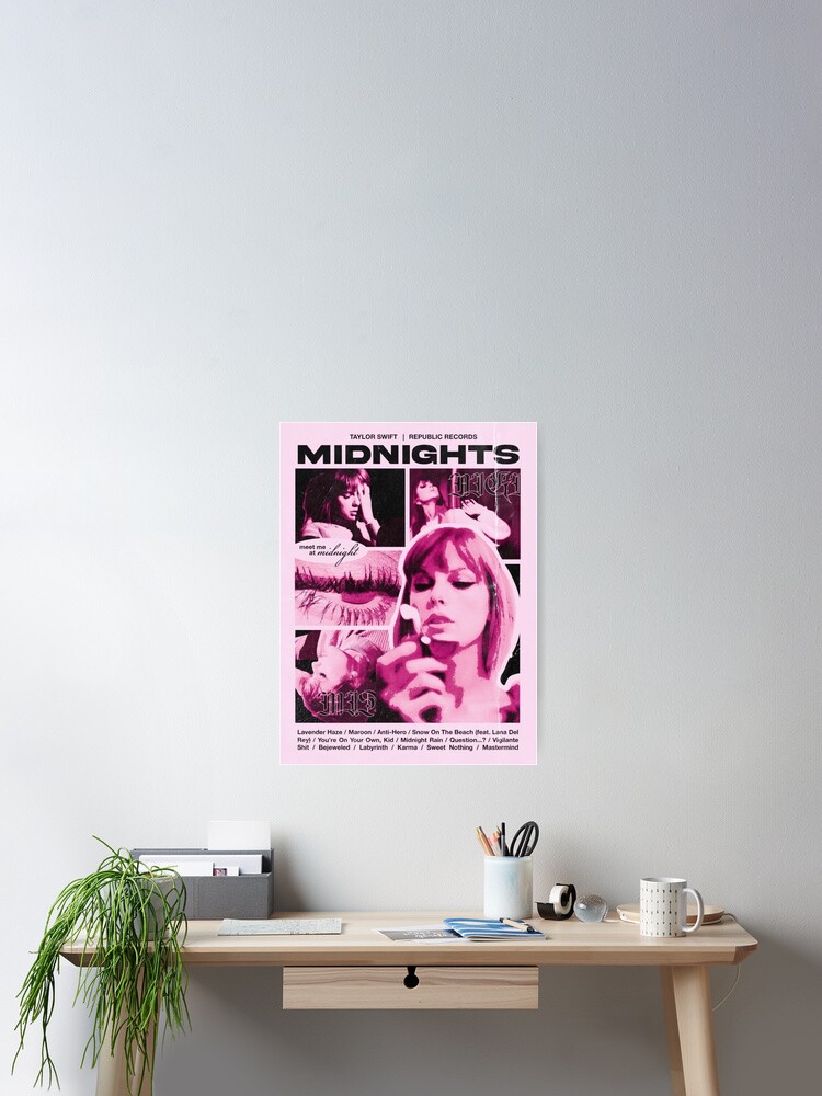 "Midnights - Taylor Swift" Poster for Sale by Assiraluwu | Redbubble