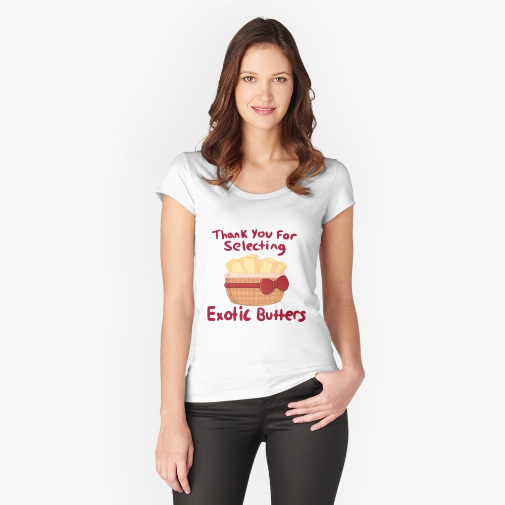 "Exotic Butters" Sticker for Sale by T-rashbin | Redbubble