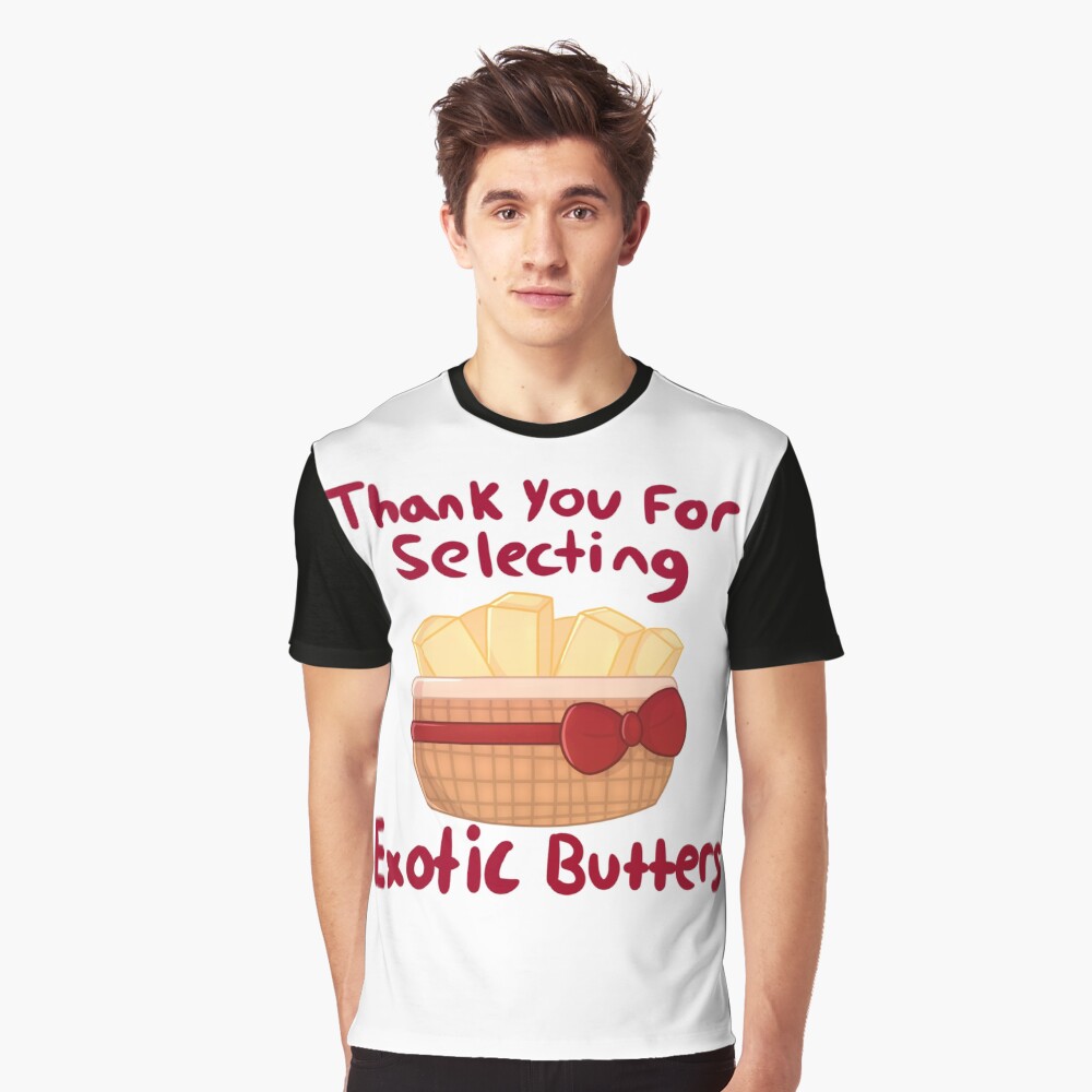 "Exotic Butters" Sticker for Sale by T-rashbin | Redbubble