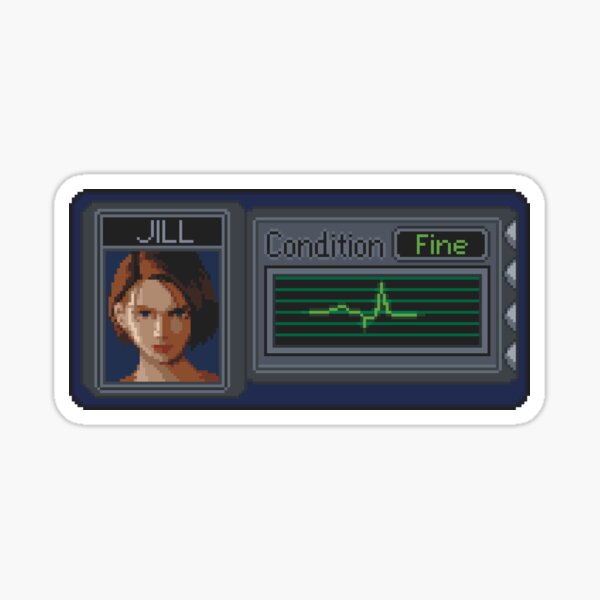 "Resident Evil 3 - Pixel Art" Sticker by AlleenasPixels | Redbubble