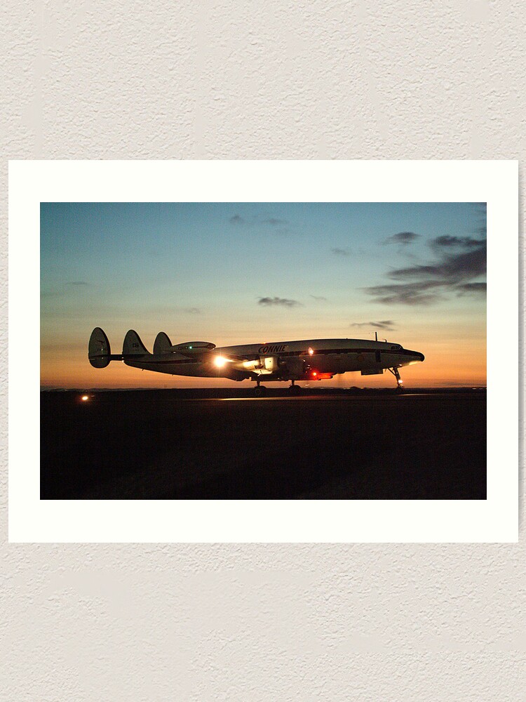 "Lockheed Super Constellation" Art Print for Sale by aircraft-photos ...