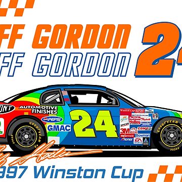 "Jeff Gordon Nascar" Sticker for Sale by kelfatoreiq | Redbubble