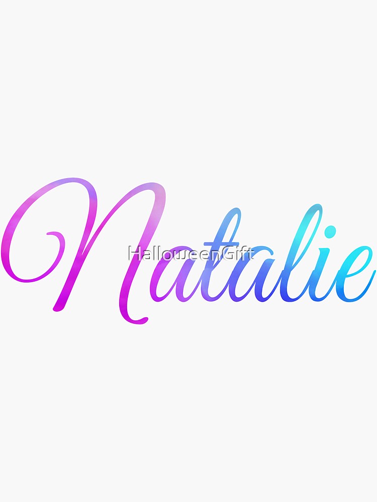 "Natalie Personalized Name Birthday Tag Family Name Natalie Girl Custom ...