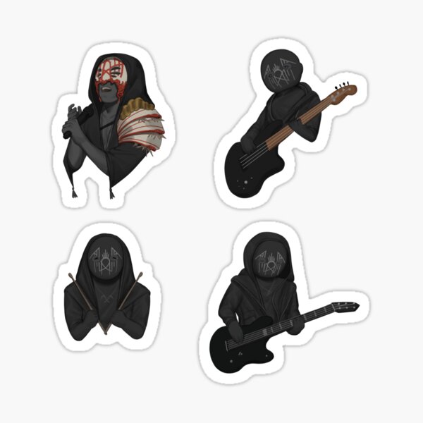 "Sleep Token Band Bois kit" Sticker for Sale by cobbles garbage | Redbubble