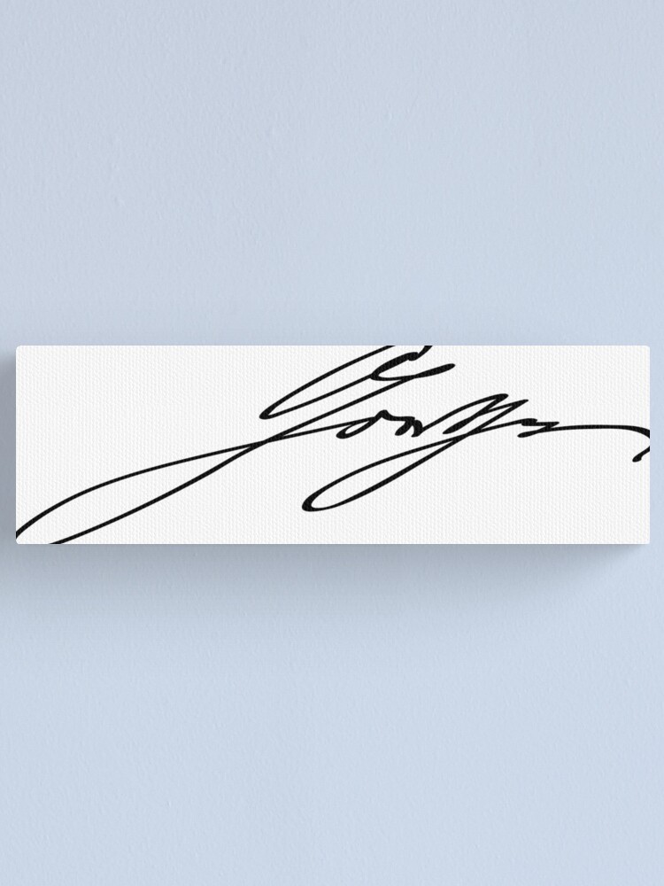 "Johann Wolfgang von Goethe Signature" Canvas Print for Sale by ...