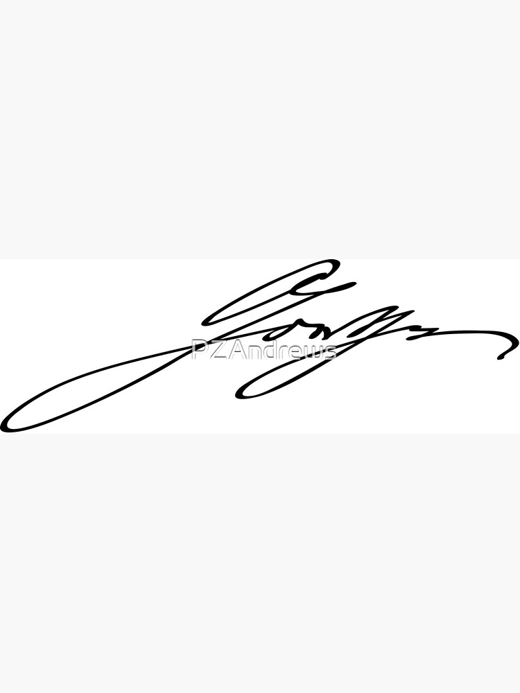 "Johann Wolfgang von Goethe Signature" Canvas Print for Sale by ...