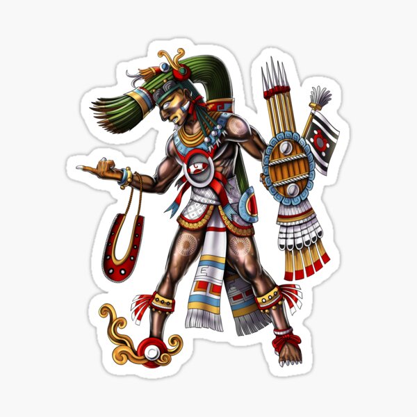 "Aztec God Tezcatlipoca" Sticker for Sale by Nikolay Lachezarov Todorov ...