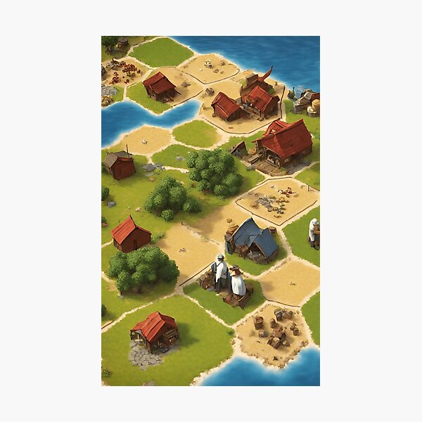 "Catan in Real Life" Photographic Print for Sale by reelridec | Redbubble