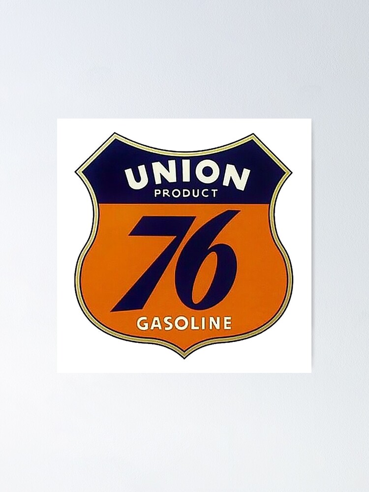 "Union 76 vintage logo sign" Poster for Sale by designdog | Redbubble