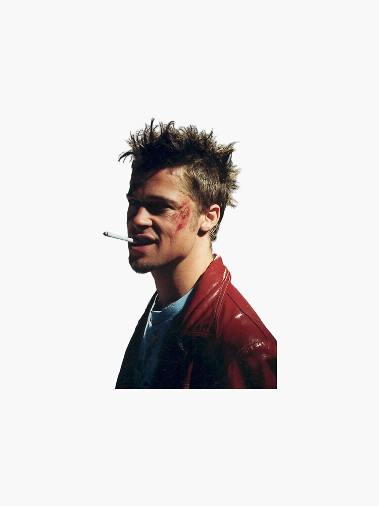 "Tyler Durden Fight Club " Sticker by marmi0 | Redbubble