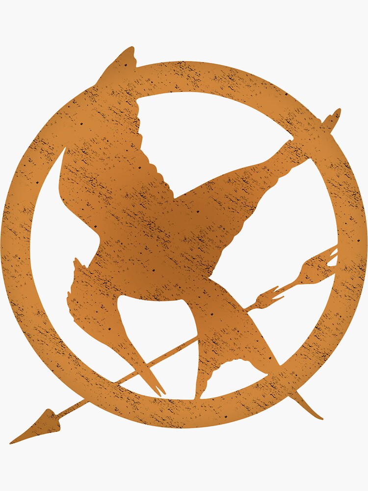 "Hunger Games Mockingjay" Sticker for Sale by merasla | Redbubble