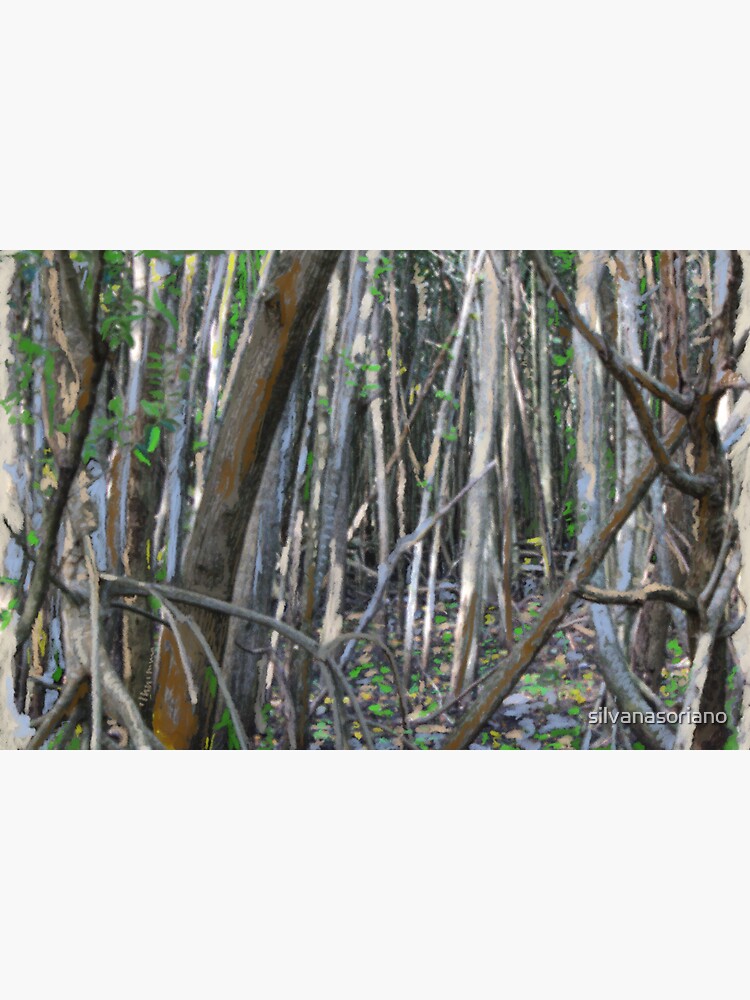 "Mangrove" Sticker for Sale by silvanasoriano | Redbubble