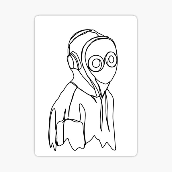 "Boywithuke drawing " Sticker for Sale by summa68 | Redbubble