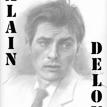 "Alain Delon" Sticker for Sale by jkarenart | Redbubble