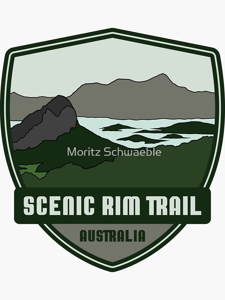 "Scenic Rim Trail – Australia" Sticker for Sale by Moritz Schwäble | Redbubble