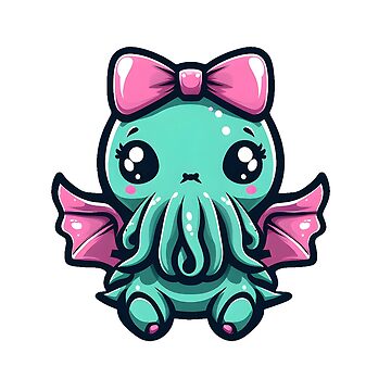 "Inspire Grins with the Charm of Lovecraft: Adorable Baby Cthulhu ...