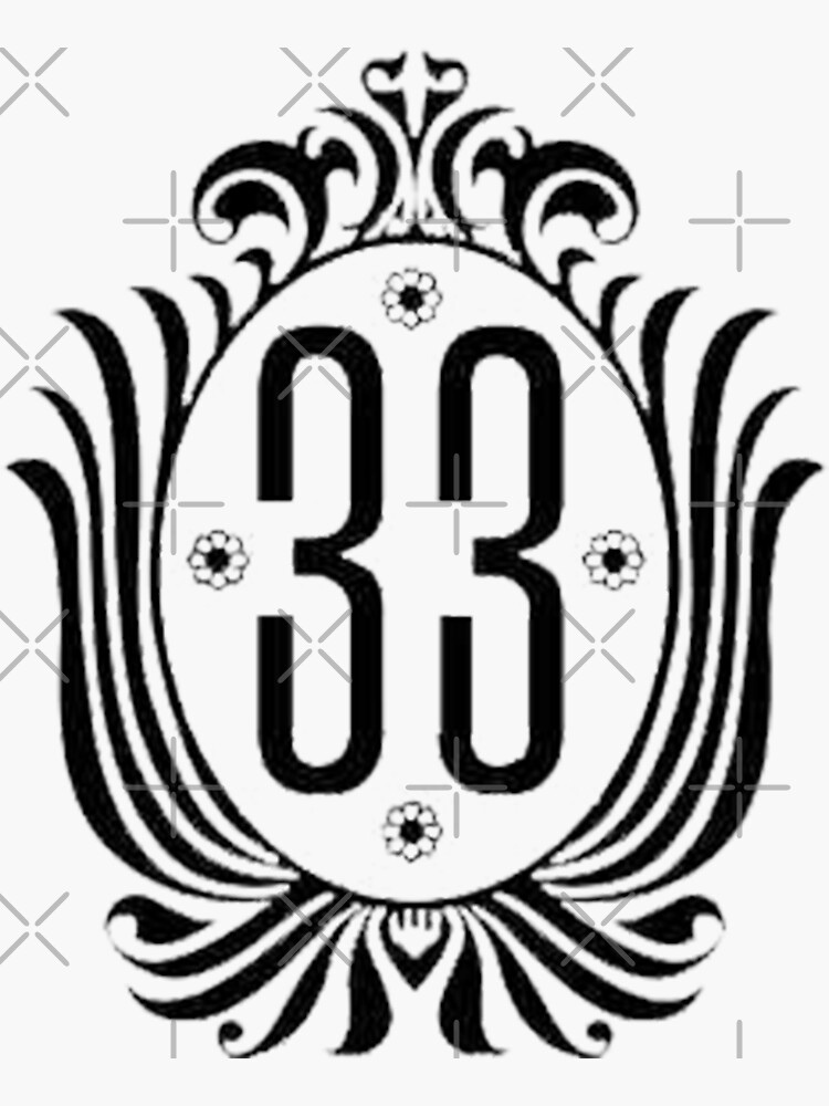 "Club 33 Address Plaque" Sticker for Sale by jmaxwellw | Redbubble