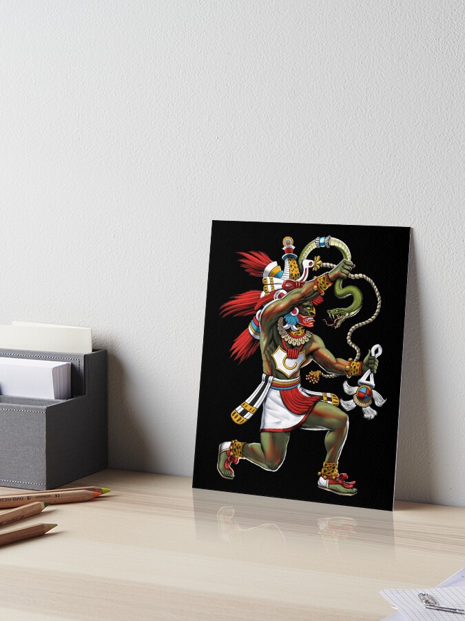 "Quetzalcoatl Aztec Serpent God" Art Board Print for Sale by Nikolay ...