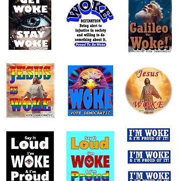 " Being Woke Sticker Pack 1" Sticker for Sale by SiggyZiggy | Redbubble