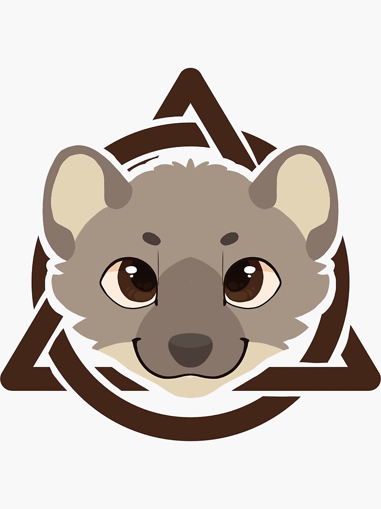 "Pine Marten Therian Symbol" Sticker for Sale by Fl0ating Bubbles | Redbubble