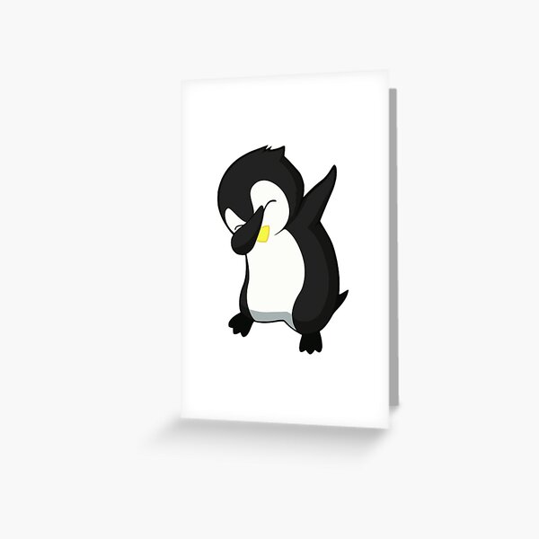 "Penguin Dab" Greeting Card by Vdubs59 | Redbubble