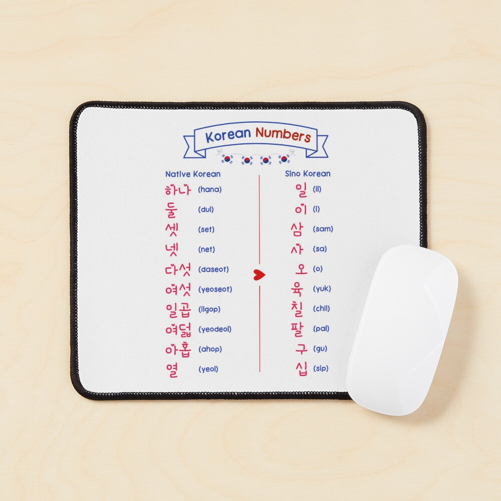 "Never forget the Korean numbers from 1 to 10 with this colorful Korean ...