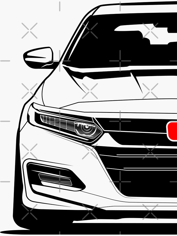 "Accord 2018" Sticker for Sale by MeiArtCircle | Redbubble