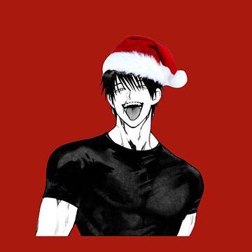 "Togi Fushiguro Christmas Jujutsu Kaisen" Sticker for Sale by nubimaro ...