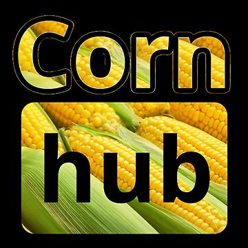 "corn hub" Sticker for Sale by nathanlittle147 | Redbubble